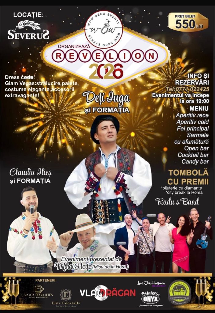 Revelion 2026 @ Severus Events Hall • Zile și Nopți