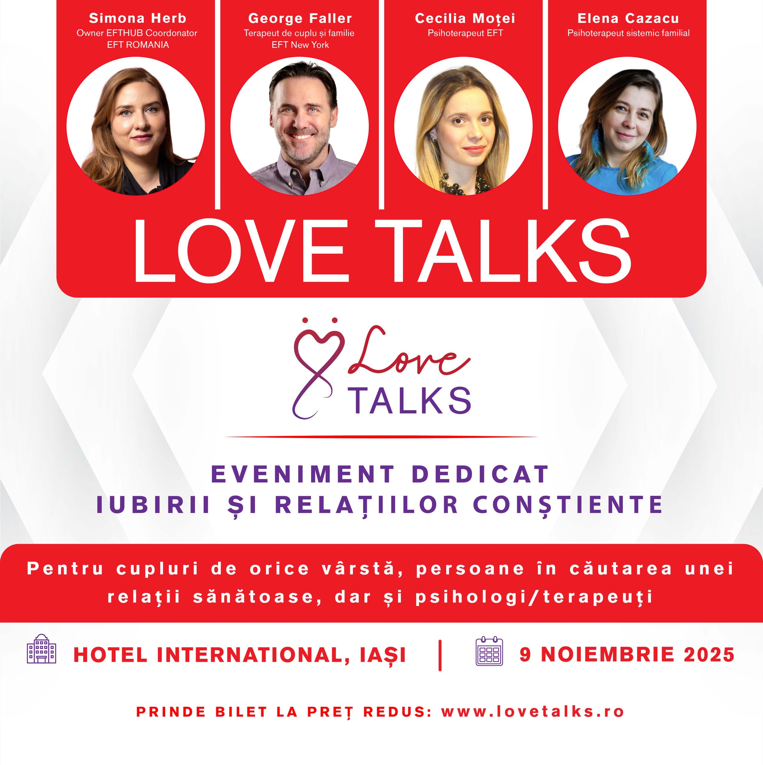 Love Talks, conferința iubire și relații conștiente Iași