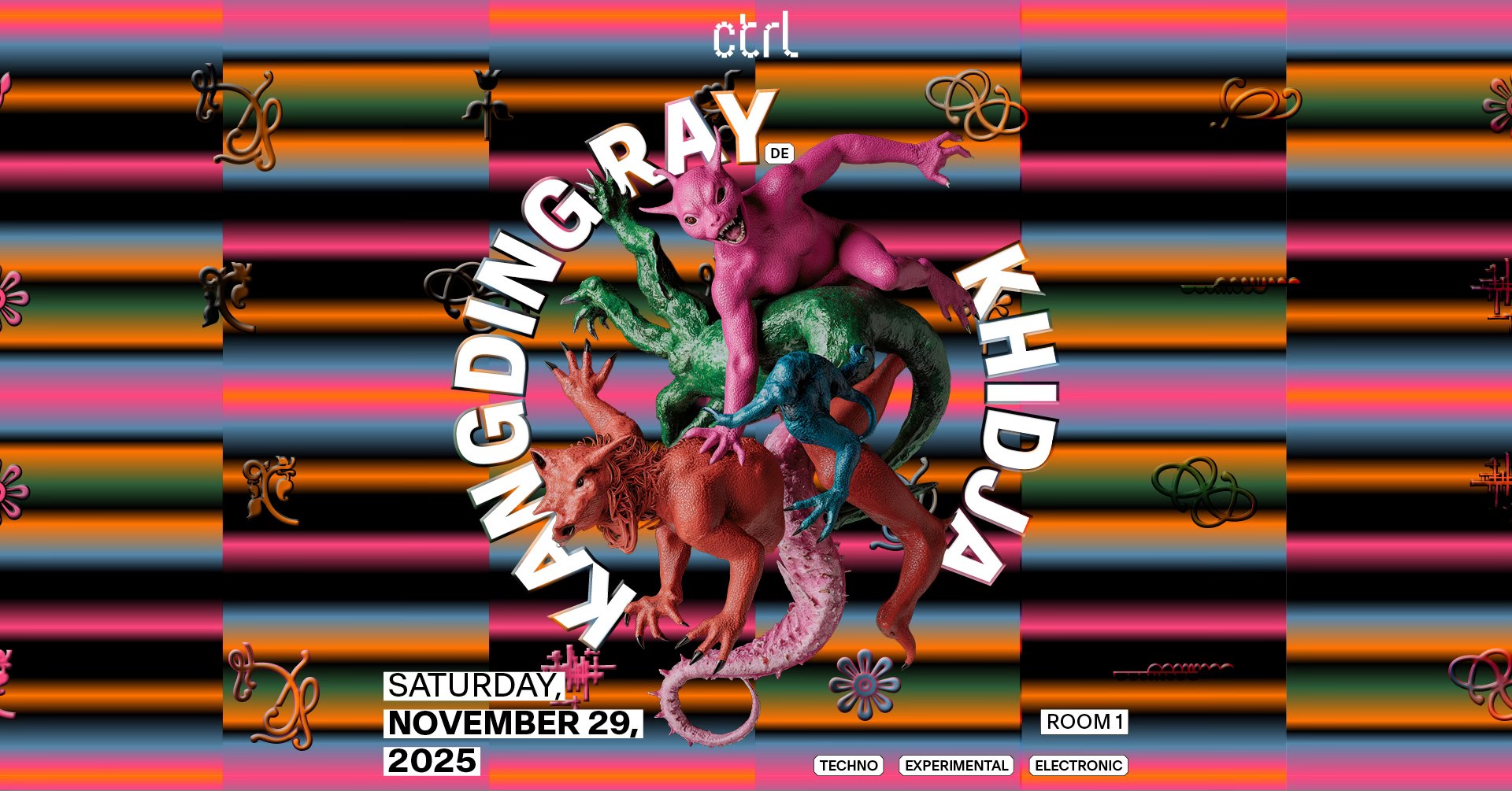 Kangding Ray [DE], Khidja @ Control Club • Zile și Nopți