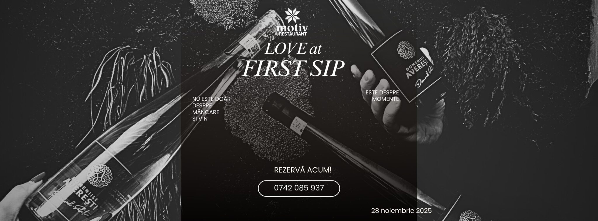 Love at First Sip – o seară de vin cu Domeniile Averești @ Motiv ...
