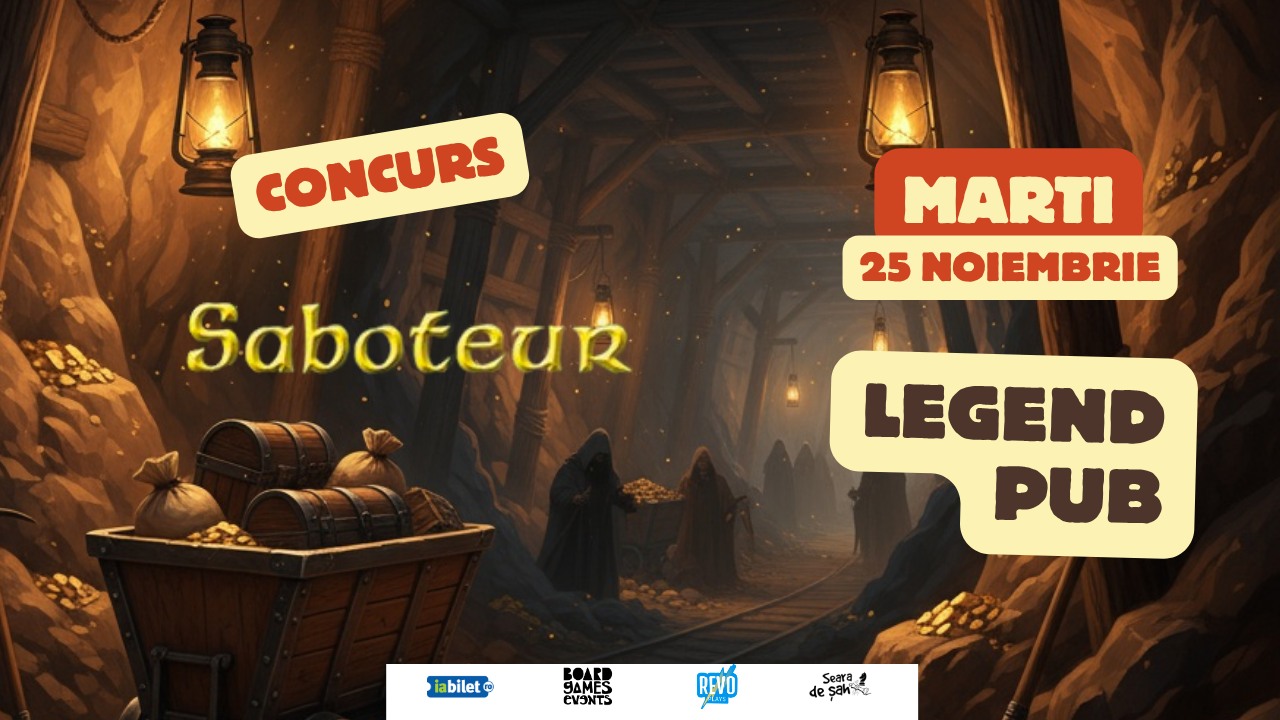 Saboteur - Board Games @ Legend • Zile și Nopți
