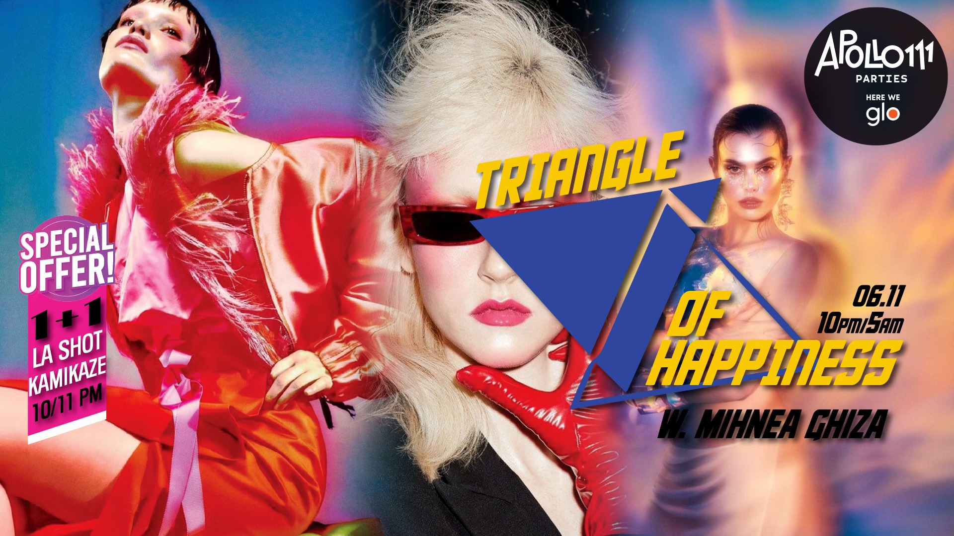 Triangle of Happiness w. Mihnea Ghiza @ Apollo111 Barul & Terasa • Zile ...