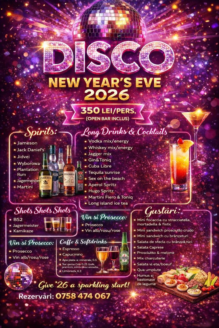 Disco New Year's Eve 2026 @ Josefin Pub • Zile și Nopți