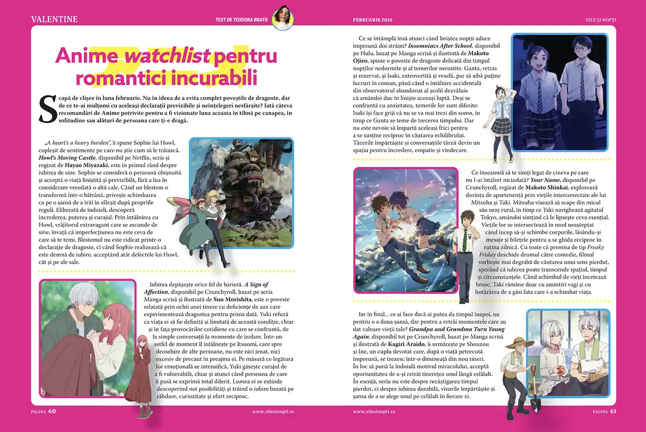 Revista Zile și Nopți, ediția de februarie 2026